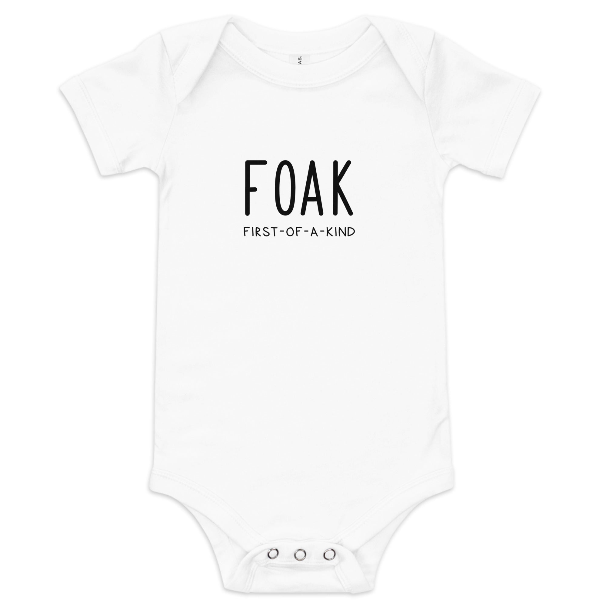 FOAK (First-of-a-Kind) Baby Onesie – nicolekelner